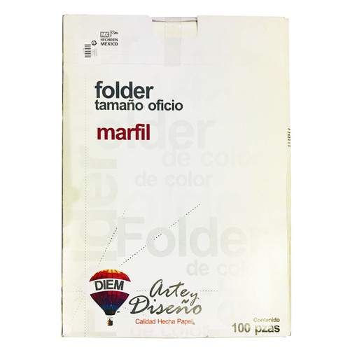 Folder tamaño oficio (100 piezas) | Educatodo Colima
