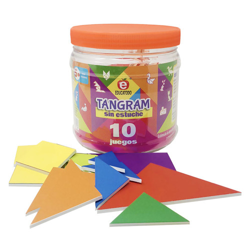 Tangram grupal (paquete de 10) | Educatodo Colima