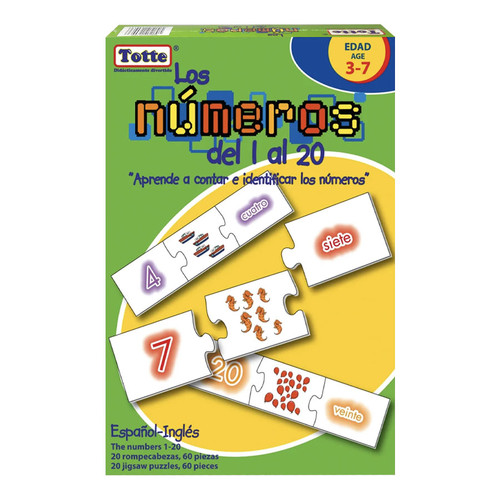 Los números del 1-20 (español-inglés) | Educatodo Colima