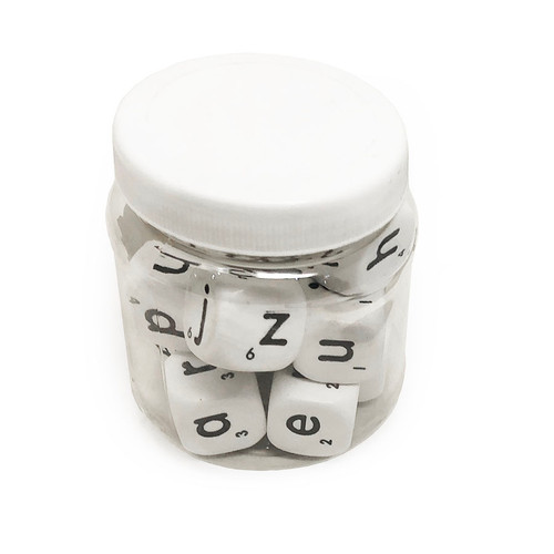 Dado letras y números 12 piezas | Educatodo Colima