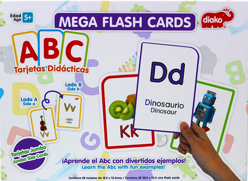 Mega flash cards abc | Educatodo Colima