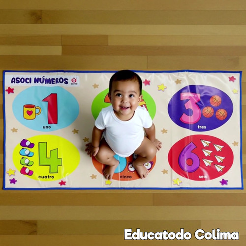 Tapete asoci números | Educatodo Colima
