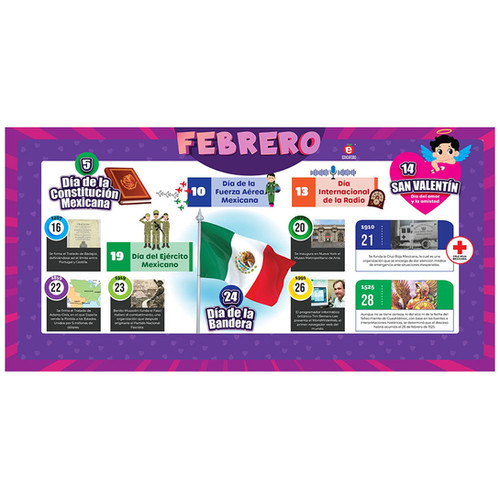 Periódico mural gigante febrero | Educatodo Colima