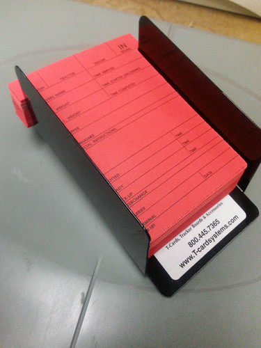 #3 size DESKTOP T-card holder | T Card Supplies