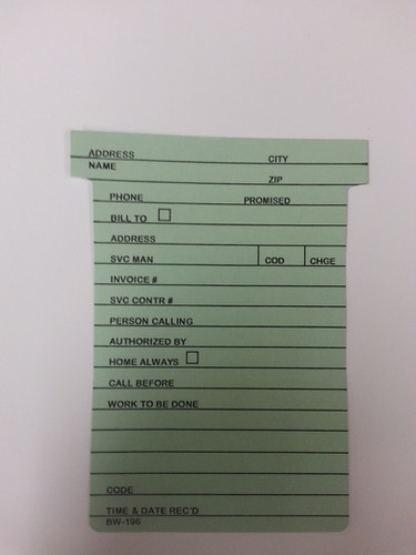 BW-196 T-CARDS, 1 sided, 500 pack (choose color) | t-cardsystems.com