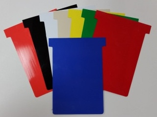 #3 SIZE PLASTIC T-CARDS, 10 PACK (choose color) | T Card Supplies