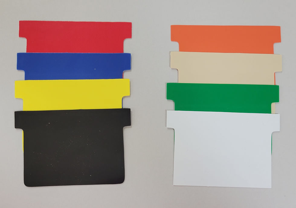 T-card Supplies | t-card supplies for visual scheduling
