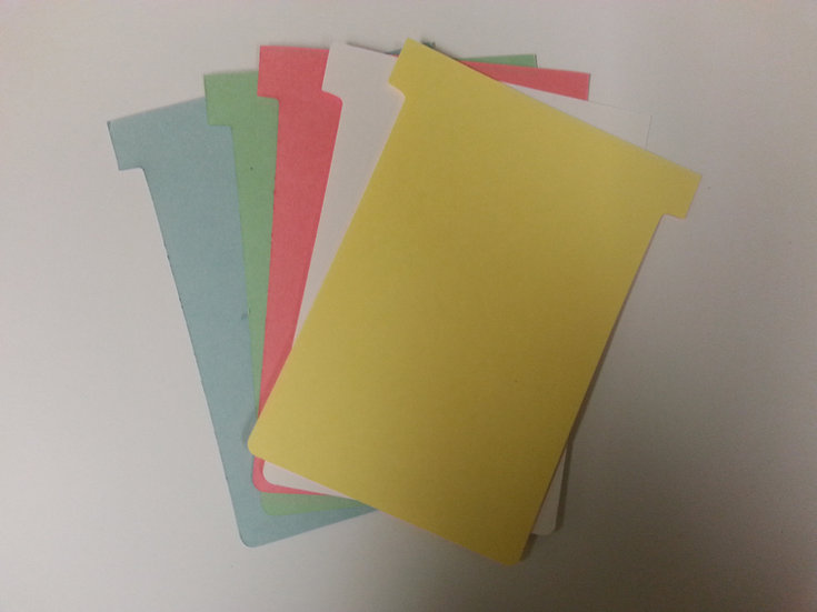 #3 SIZE T-CARDS, BLANK, 1000 MULTIPACK | t-cardsystems.com