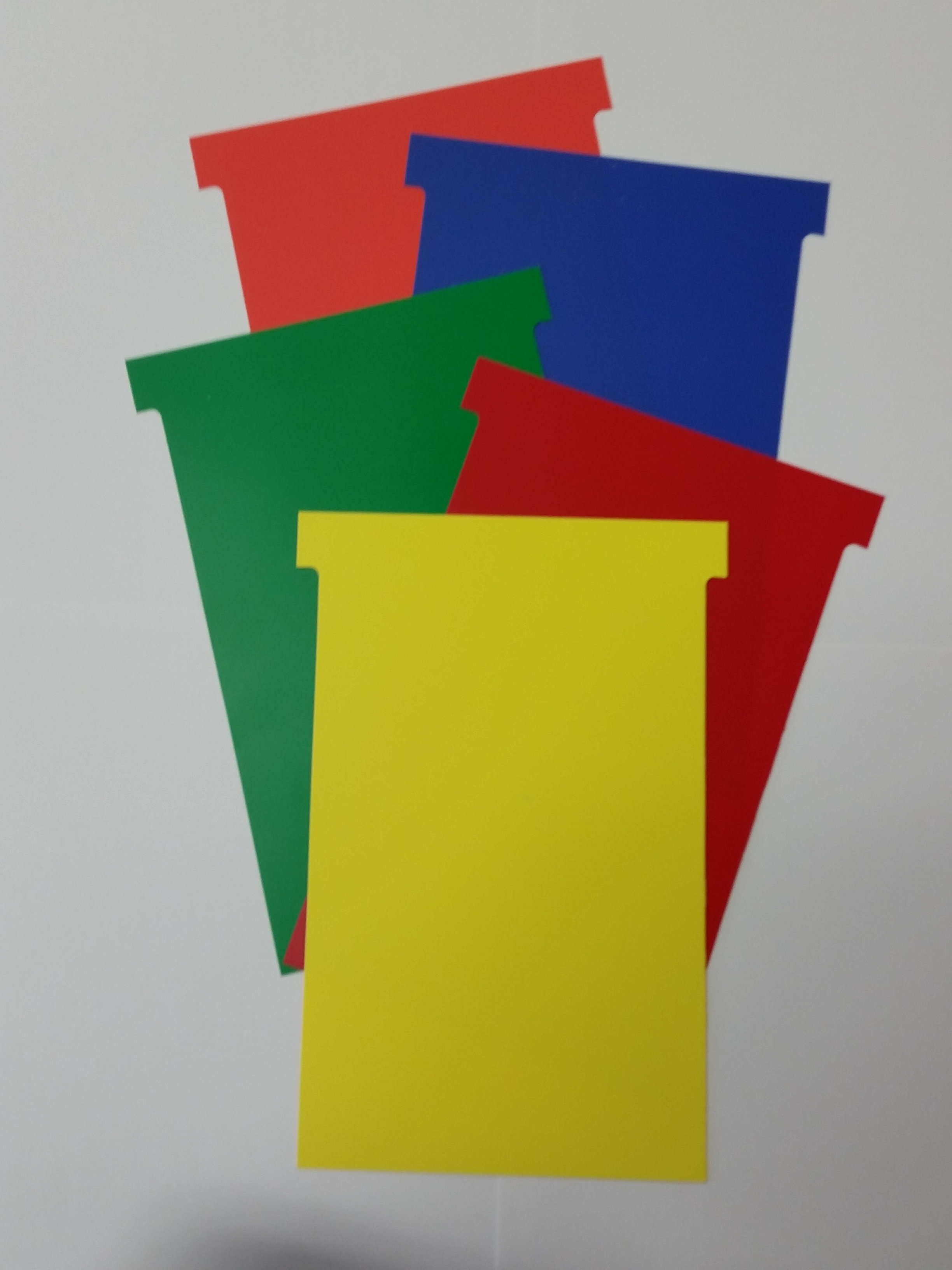 #4 SIZE PLASTIC T-CARDS, 20 MULTI PACK | tcardnewstore