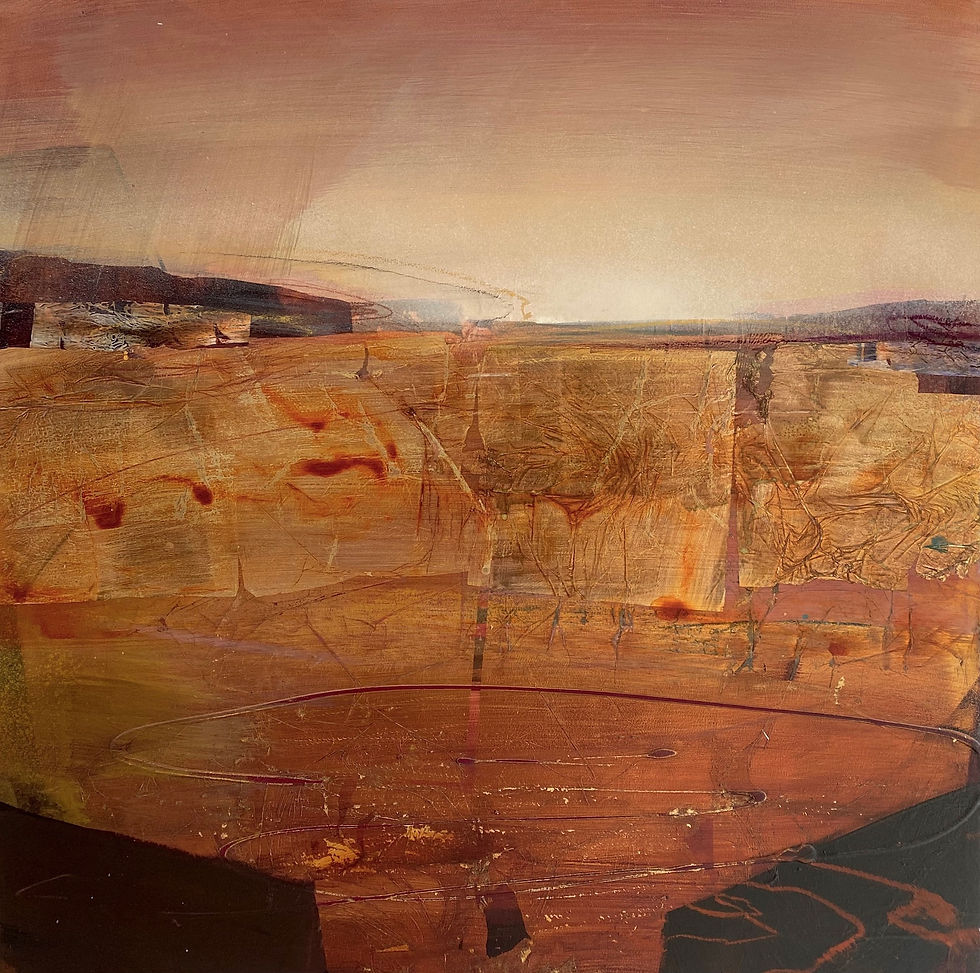 Contemporary abstract seascape painting | Clare Maria Wood