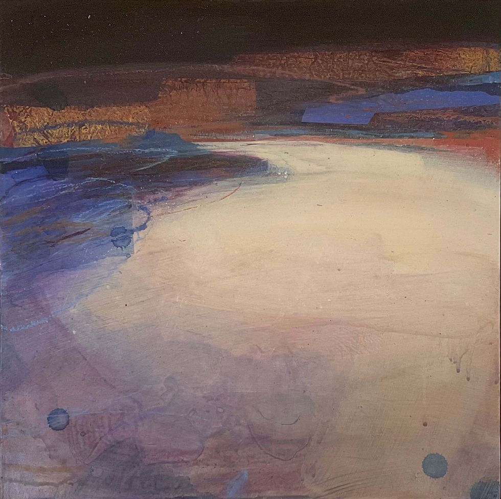 Contemporary abstract seascape painting | Clare Maria Wood