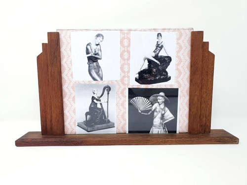 Large Wooden Stepped Photo Frame | Anna's Art Deco