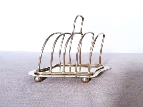 Silver Plated Toast Rack | Anna's Art Deco