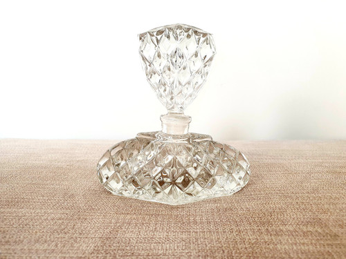 Diamond Shaped Perfume Bottle | Anna's Art Deco