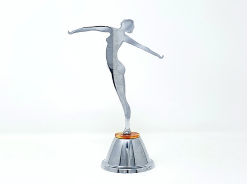 Chrome Lady Jewellery Stand | Anna's Art Deco