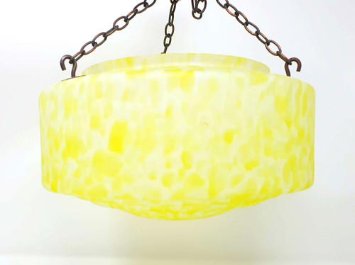 Yellow Ceiling Light Shade | Anna's Art Deco