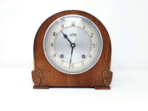 Garrard Wooden Mantel Clock | Anna's Art Deco