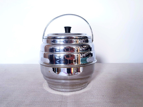 Chrome Plated Ice Bucket | Anna's Art Deco