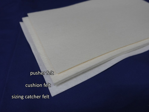 Set of 3 etching felts | Nick Phan