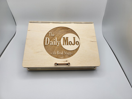 The Daily Mojo Wooden Living Hinge Box | Romika Designs
