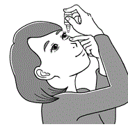 How to apply eye drops