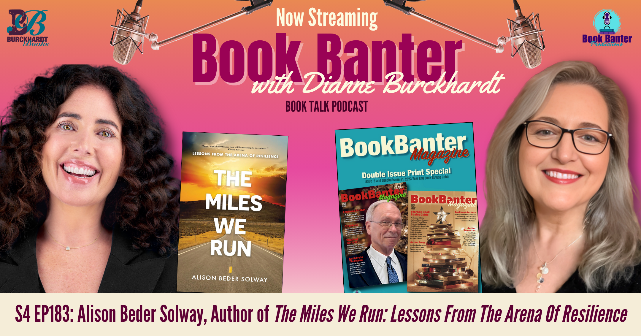 S4 EP183: Alison Beder Solway on Book Banter with Dianne Burckhardt