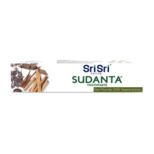 Sudanta Toothpaste - Non Fluoride, 100% Vegetarian | Sri Sri Tattva SG