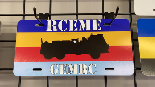 Wrecker RCEME License Plate | battlerattle