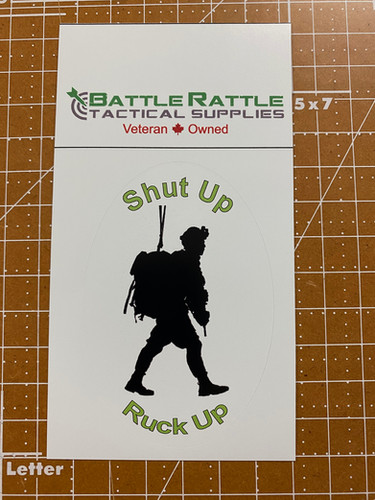 Shut up Ruck up Sticker | battlerattle