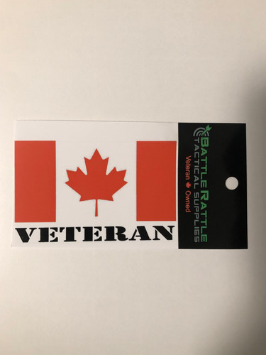 Canadian Veteran Sticker | battlerattle