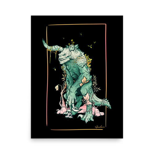 Fallout Inspired Design 'Deathclaw' - Poster | the-graphix-chick