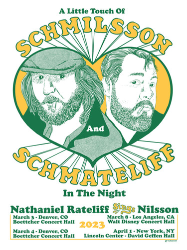 Nilsson/Rateliff Tour Poster Silkcreen Print | taylorwrightrushing