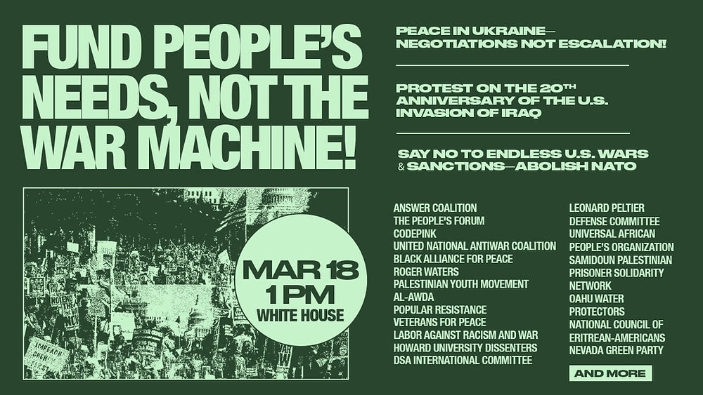 Protest for Peace & the Planet!— Poster of the Week