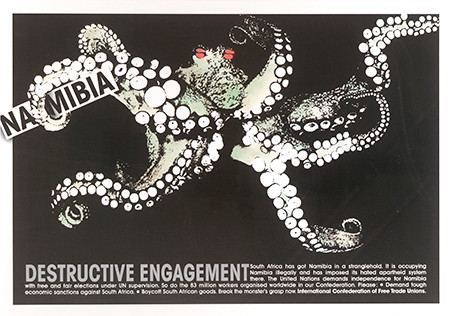 "Namibia: Destructive Engagement", ICFTU | political-graphics