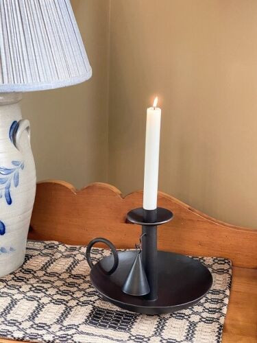 Colonial Taper Candle Holder w/ Snuffer | N.E. Country Barn
