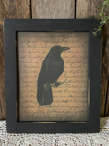 Primitive Black Crow Art | N.E. Country Barn