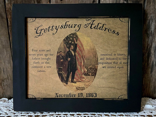 The Gettysburg Address Art | New England Country