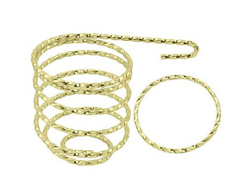 TWISTED BASEBALL BAT HOLDER 520 GOLD | LowriderCustomsCycle