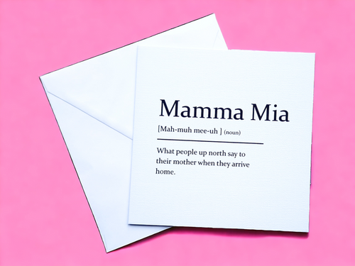 Mamma Mia Card | Crafty Little Fox