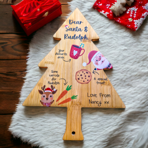Tree shaped Christmas Eve Board | Crafty Little Fox