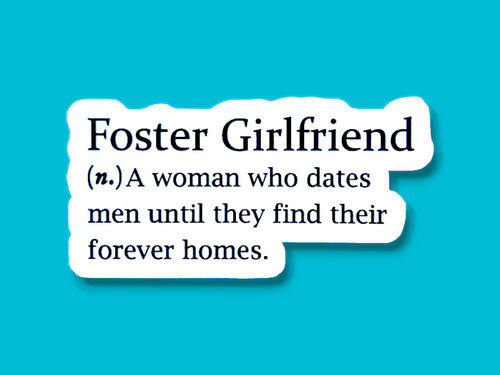 Foster Girlfriend Sticker | Crafty Little Fox