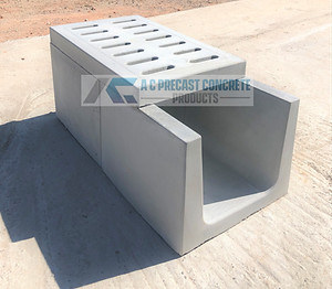 PreCast PreCast Concrete U Drains & Covers | A C Pre-Cast Concrete Products