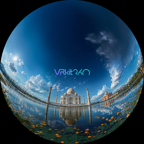 Taj Mahal v2 8K Fisheye | Vrkit 360
