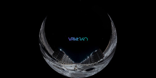 Data center on moon v1 8K Fisheye | Vrkit 360