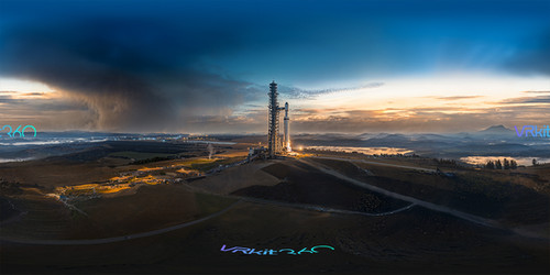 Space shuttle Rocket liftoff v2 8K VR | Vrkit 360