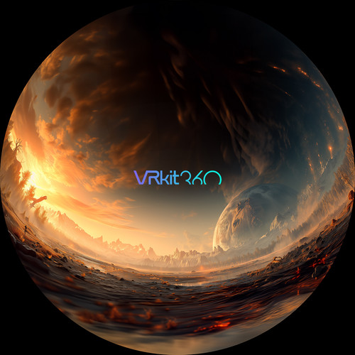 Prehistoric Alien Planet 8k Fisheye | Vrkit 360