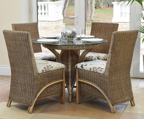 Daro - Waterford Dining - Round Dining Table 100cm | Luxury Rattan Direct