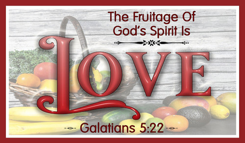 Fruitage of God's Spirit Magnet - Love | Art2NspireU