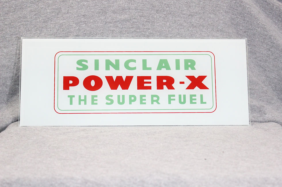 Sinclair Power - X Ad Glass | KCsKoolFuel