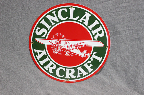 Sinclair Aircraft Porcelain Sign | KCsKoolFuel